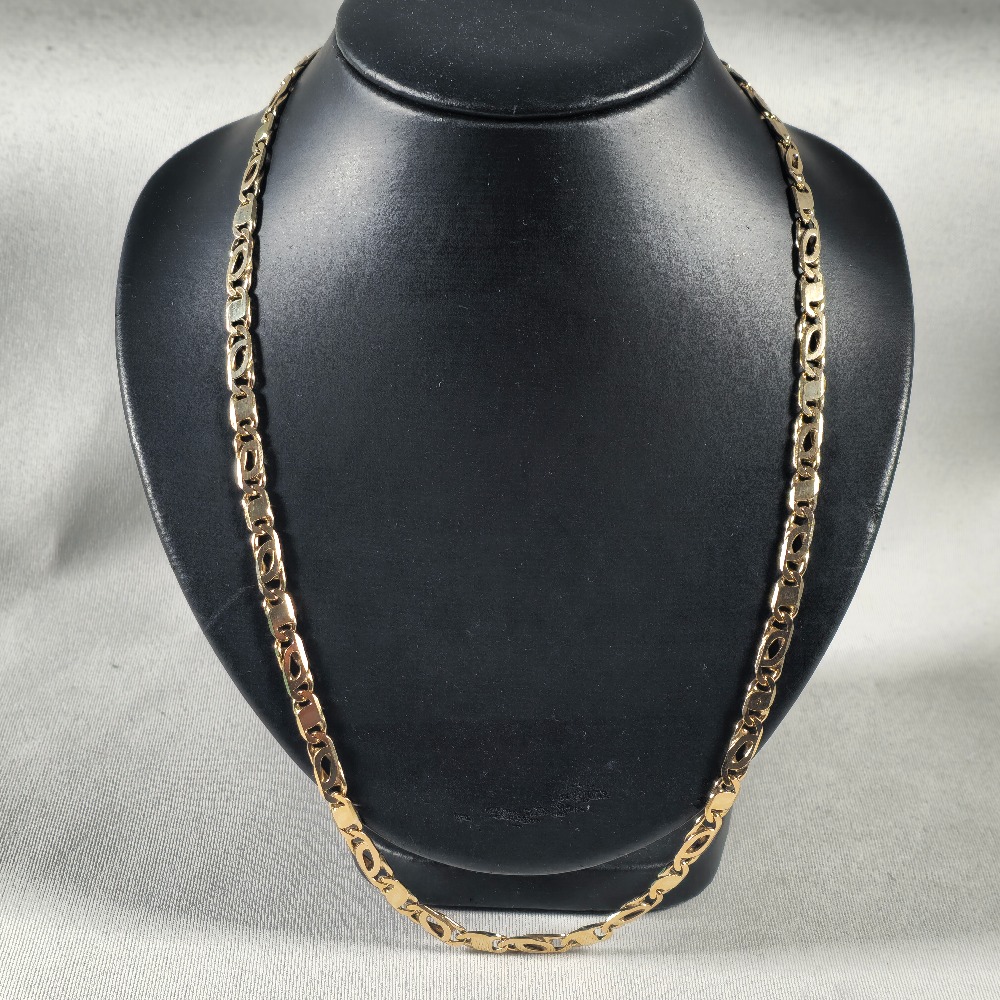 Pre-owned 9ct Gold Gucci Link Style Chain 20" - Own4Less